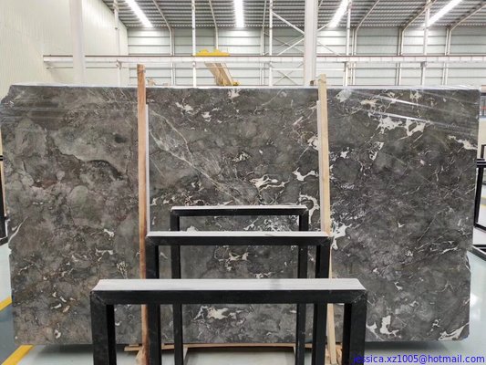Romantic Grey slabs; Polished Marble tiles for Interior Decoration; Grey marbles with unique patterns and tunes