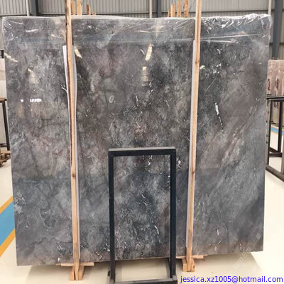 Romantic Grey slabs; Polished Marble tiles for Interior Decoration; Grey marbles with unique patterns and tunes