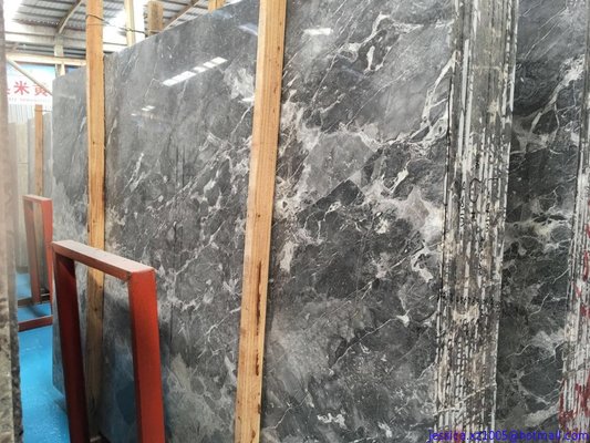 Romantic Grey slabs; Polished Marble tiles for Interior Decoration; Grey marbles with unique patterns and tunes
