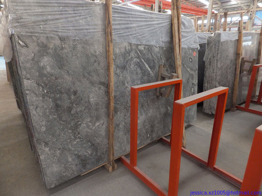 Romantic Grey slabs; Polished Marble tiles for Interior Decoration; Grey marbles with unique patterns and tunes