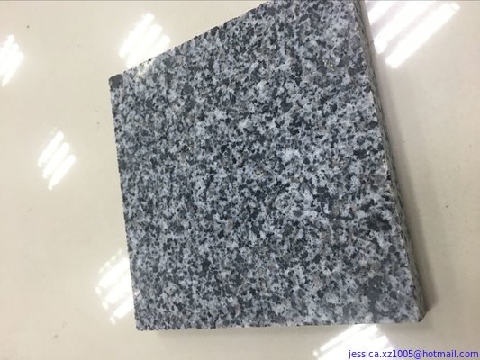 Polished New G654 Granite Tile,Flamed & Honed Surface,Grey Granite,Dark Grey Granite Tile
