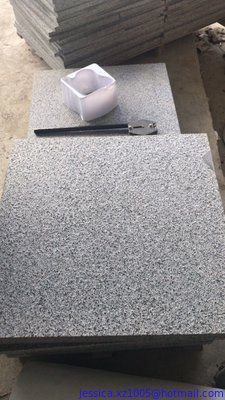 Polished New G654 Granite Tile,Flamed & Honed Surface,Grey Granite,Dark Grey Granite Tile