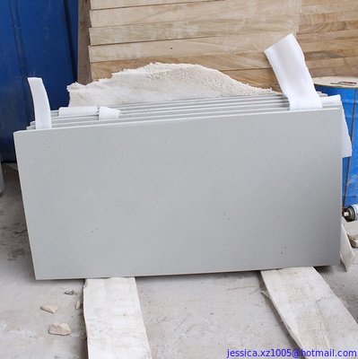 Chinese Dark Grey Sandstone Flamed Finish For Step Low price slabs outdoor tiles paving grey sandstone for sale