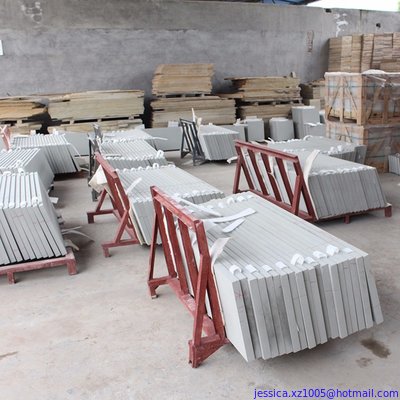 Chinese Dark Grey Sandstone Flamed Finish For Step Low price slabs outdoor tiles paving grey sandstone for sale