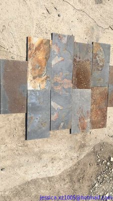 China Cheapest Natural Rusty Rust Yellow Slate Tile Floor roof tile