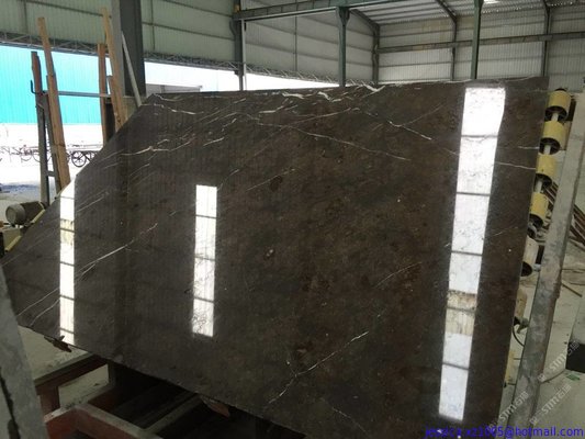 Competitive price polished marble slab style Morgan family marble,brown marble