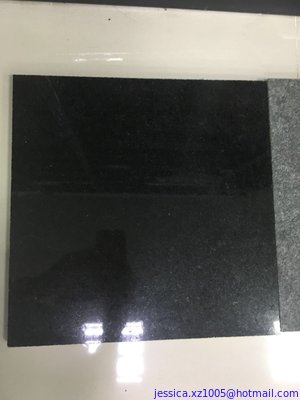 Flamed/Polished New G684 china black pearl granite cut to size floor covering tiles project materials