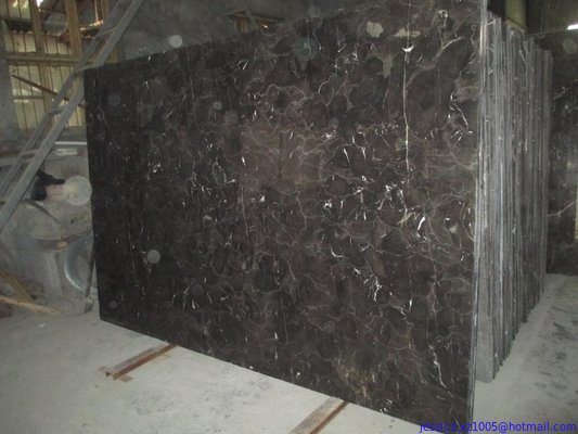 More Popular Chinese Marble Slab Cheap Price Dark Emperador Brown Marble Slab for house