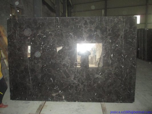 More Popular Chinese Marble Slab Cheap Price Dark Emperador Brown Marble Slab for house