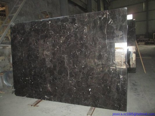 More Popular Chinese Marble Slab Cheap Price Dark Emperador Brown Marble Slab for house