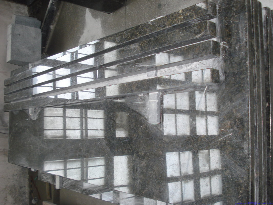 Beautiful Green Granite Stairs,Butterfly Green Granite Slab, Granite Slab,Window Sill,Skirting Tile