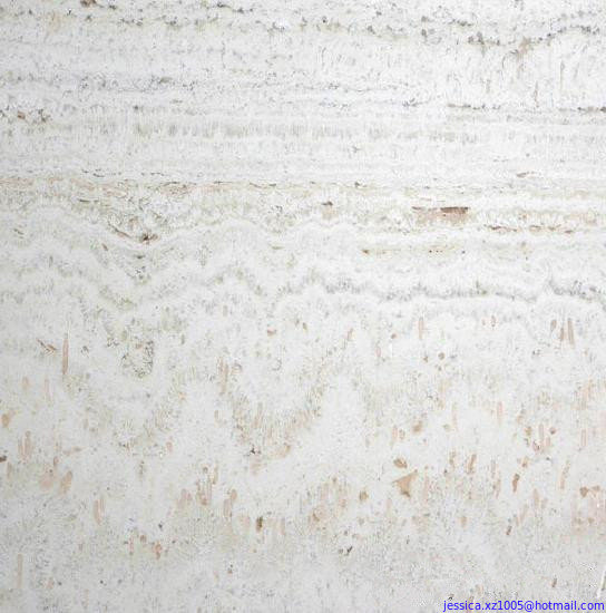 Marble Slab Super White Travertine Nature Stone White Travertine For Table and Wall vein cut big slab white travertine