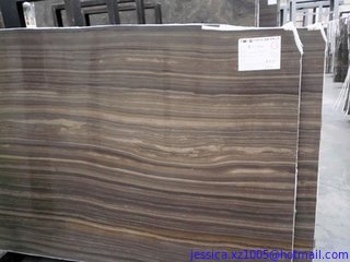 Hottest Dark Colour Wood Marble, Popular Polished Obama Wooden Marble New Product On selling