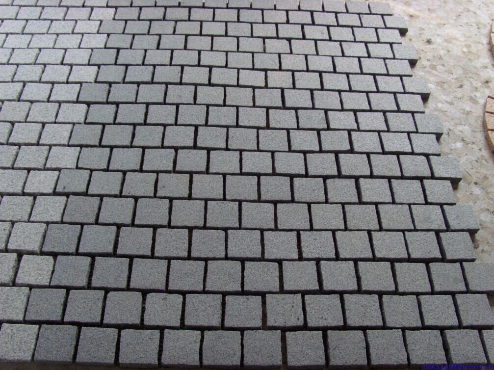 China wholesale high quality grey granite cube 10x10x10cm Chinese the cheapest Granite kerbs for big projects