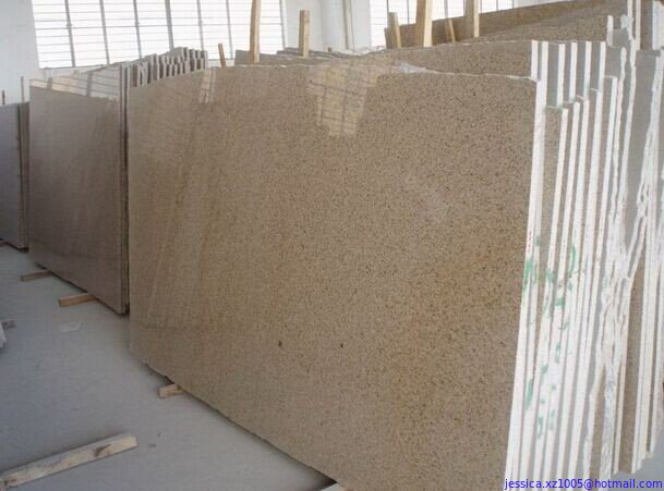 China Rustic Yellow Granite G682 Counter top and Vanity top G682 Yellow Rusty Granite Countertops