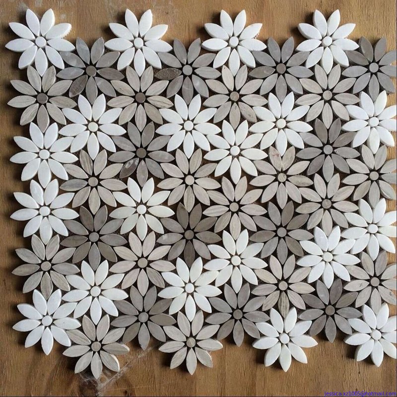 Carrara White Marble Mosaic,Marble Mosaic,White Marble Mosaic ,Eastern White Marble Mosaic