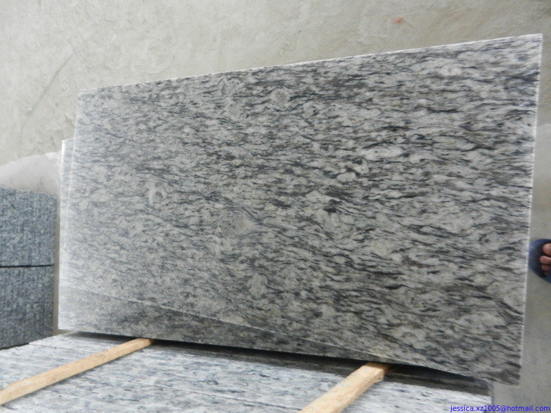 Construction material Natural stone Factory Supplier Sea Wave White Granite Polished Stairs and steps