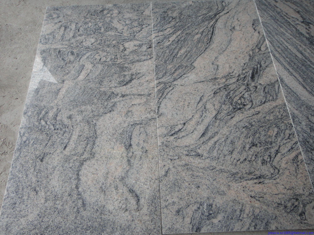 China Juparana Dark granite slabs Polished Chinese Grey and Pink Multicolour Grain Granite, China