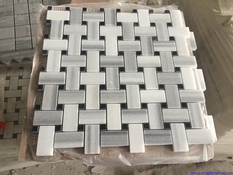High Quality Marmara Equator White Marble Hexagon Stone Mosaic Tile/stone mosaic