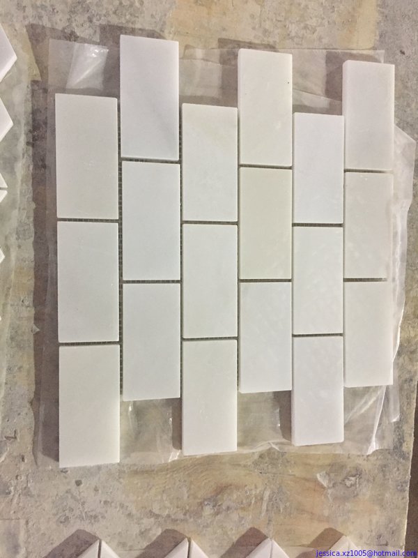 Danby White Marble Mosaic, New design natural marble Mosaic Stone , China White Marble Mosaic Tile
