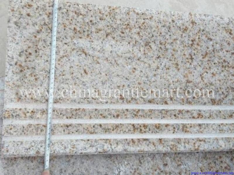 Popular Rusty Beige Granite Products,G682 Granite Stairs, Stairs Case, Riser Tiles