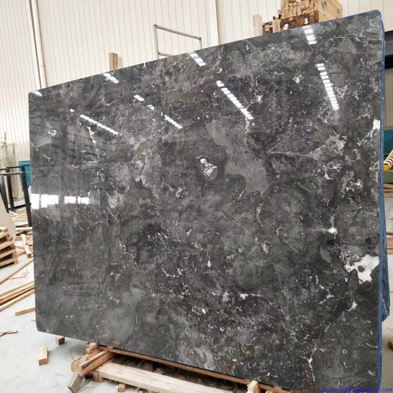 Romantic Grey slabs; Polished Marble tiles for Interior Decoration; Grey marbles with unique patterns and tunes
