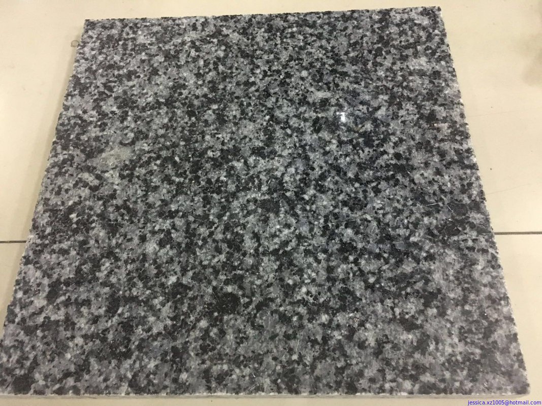 Polished New G654 Granite Tile,Flamed & Honed Surface,Grey Granite,Dark Grey Granite Tile