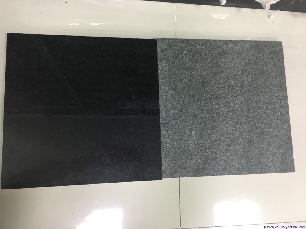 Flamed/Polished New G684 china black pearl granite cut to size floor covering tiles project materials