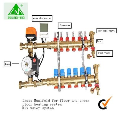 BALL VALVE FOR UNDERFLOOR HEATING SYSTEM