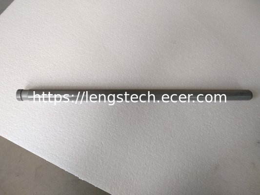 super quality 2 times fired NSIC thermocouple protection tubes, nitrided bonded SiC tubes