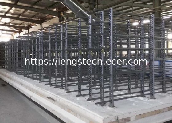 SiC kiln furniture system, SiSiC plates, beams, RBSIC, silicon carbide square tubes