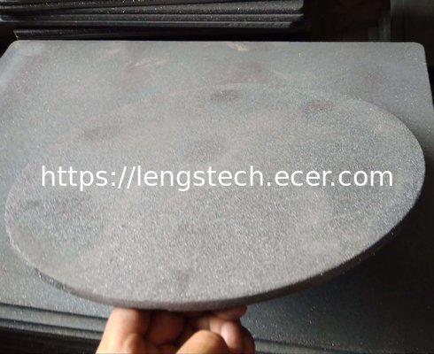 RSIC round plate, recrystallized silicon carbide batts, sic kiln shelves, sic plates, high temperature rsic plate