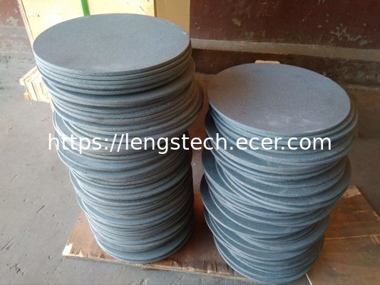 RSIC round plate, recrystallized silicon carbide batts, sic kiln shelves, sic plates, high temperature rsic plate