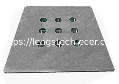 RSIC plate, recrystallized silicon carbide batts, sic kiln shelves, sic plates, high temperature rsic loading plate