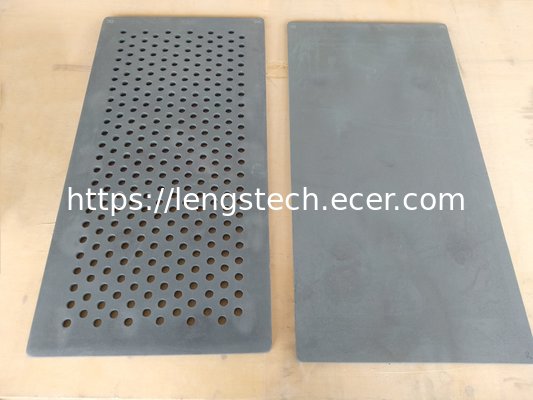 high temperature 1650℃ ReSiC slabs, recrystallized silicon carbide plates, rsic kiln shelves, RSIC plain batts