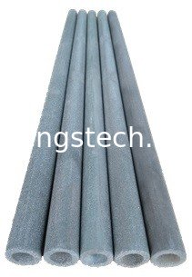 RSIC thermocouple protection tubes SIC protective tubes, recrystallized silicon carbide pipes, SiC pipes
