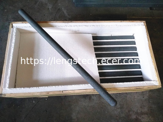 RSIC thermocouple protection tubes, ReSiC protective tubes, recrystallized silicon carbide pipes