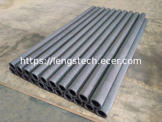 RSIC thermocouple protection tubes, ReSiC protective tubes, recrystallized silicon carbide pipes