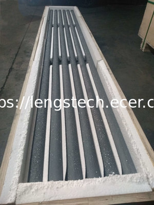 RSIC thermocouple protection tubes, ReSiC protective tubes, recrystallized silicon carbide pipes