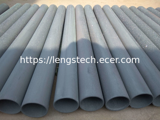 RSIC tubes SIC tubes, recrystallized silicon carbide pipes, SiC pipes, rollers