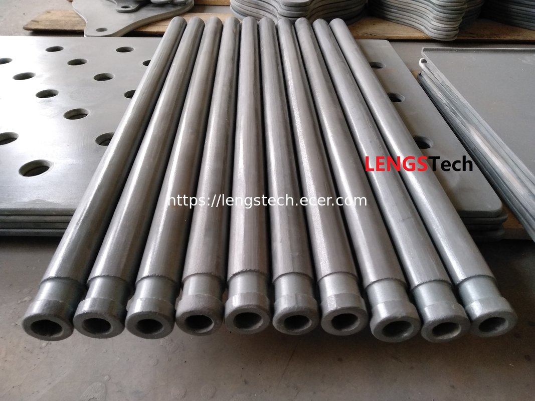 super quality 2 times fired NSIC thermocouple protection tubes, nitrided bonded SiC tubes