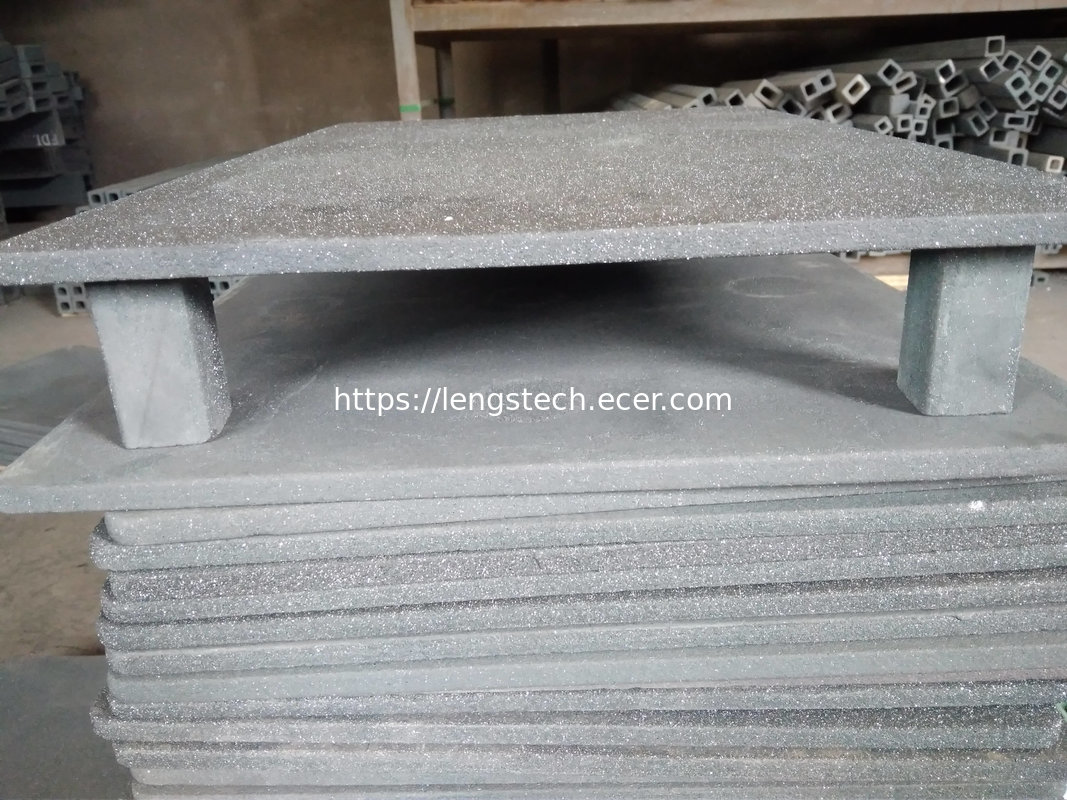 recrystallized silicon carbide plates, sic kiln shelves, high temperature rsic plate, RSIC plain batts