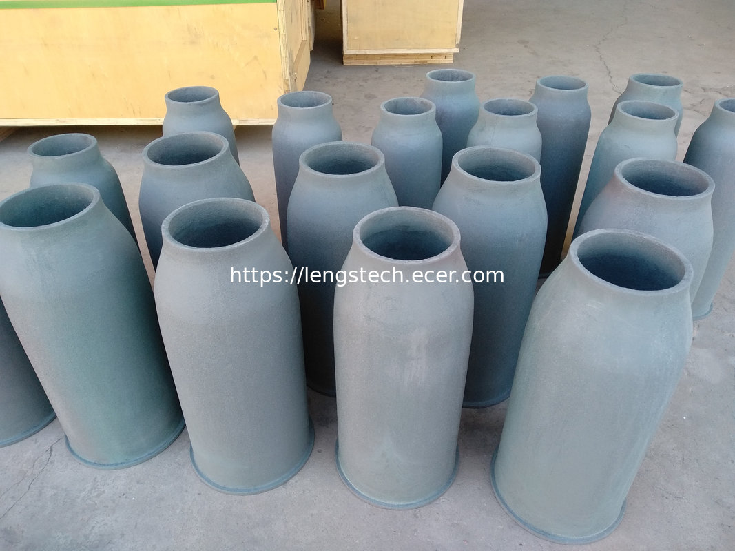 RSIC burner nozzles, 1650℃ working temperature SiC nozzles for gas burners