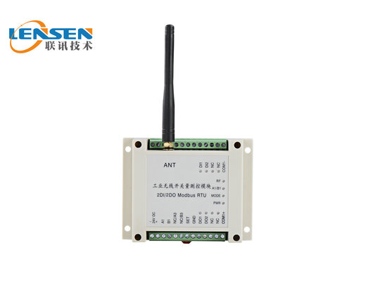 LS-RDIO0202 2 DI 2DO Wireless Modbus RTU 2 digital input 2 relay output 2km ON-OFF wireless Control pump control