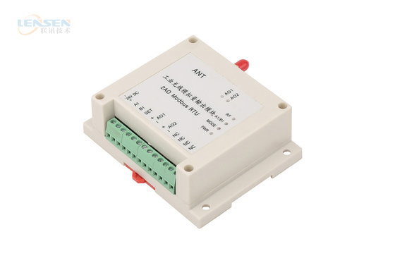 wireless analog I/O module analog RTU 2AI 2AO 4-20mA wireless data transfer 2km control sensor data wireless collection