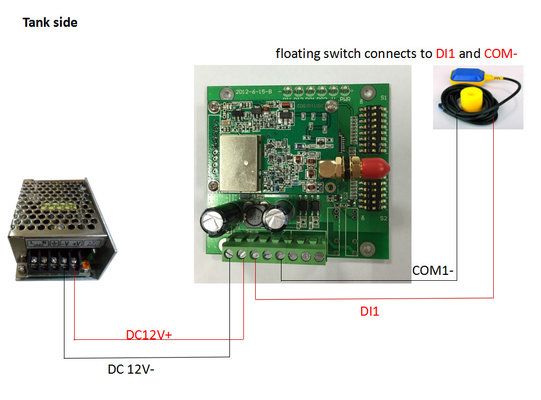 433MHz pump controller, 2km on-off controller,  1W digital I/O low level pump on, high level pump off