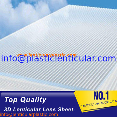 PLASTICLENTICULAR Large Format Lenticular Sheet 40 LPI Lenticular Plate Lens 3D Material Factory