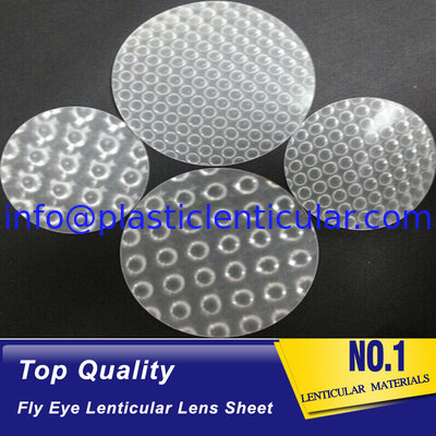 new fly eye lens lenticular film lens sheet both sides dot 3d lens sheet fly eye lenticular material