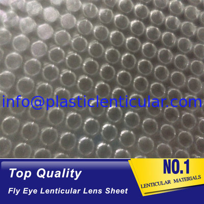 latest flying 3d lenses fly-eye plastic sheet film fly eye lenticular sheet