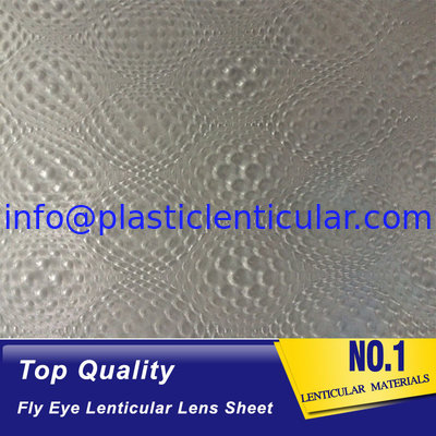 new fly eye lens lenticular film lens sheet both sides dot 3d lens sheet fly eye lenticular material
